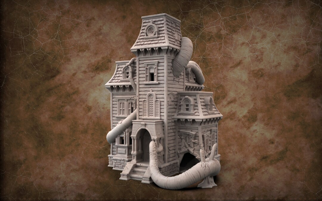 Haunted House Dice Tower - Etsy