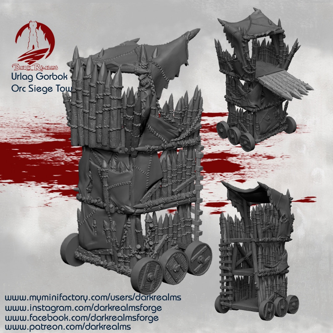Urlag Gorbok Orc Siege Tower - Etsy
