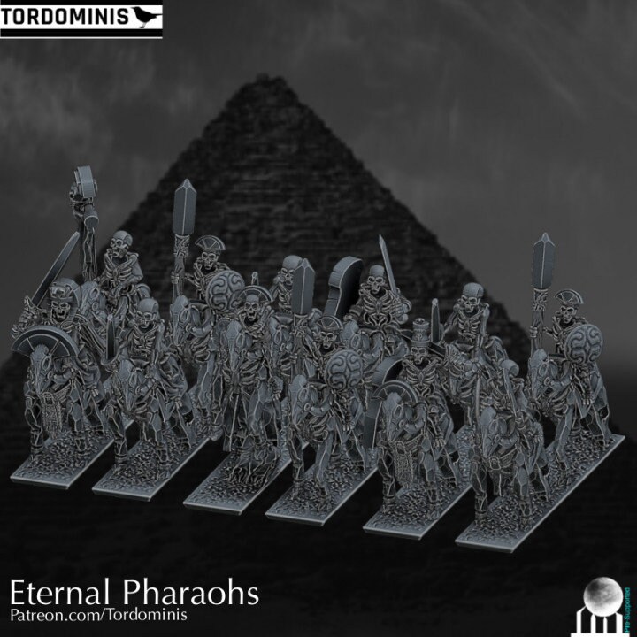 Skeleton Cavalry 10mm Scale | Etsy