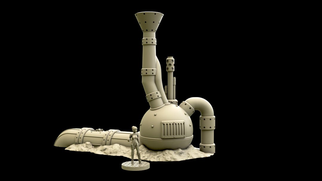 Sci Fi Corpse Furnace 8mm/10mm - Etsy
