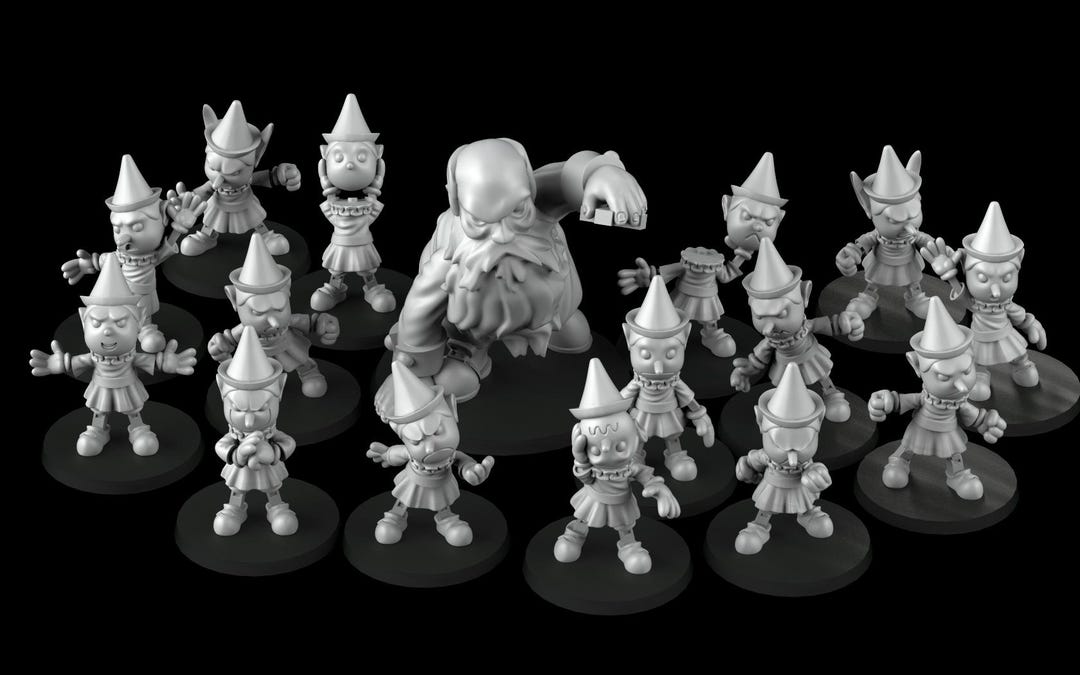 Fantasy Football Pinocchio Team 3D Printed (cross Lances) - Etsy