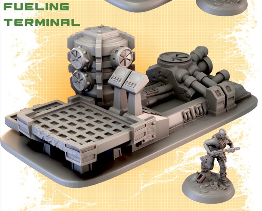 Sci-fi Fuel Terminal - Etsy