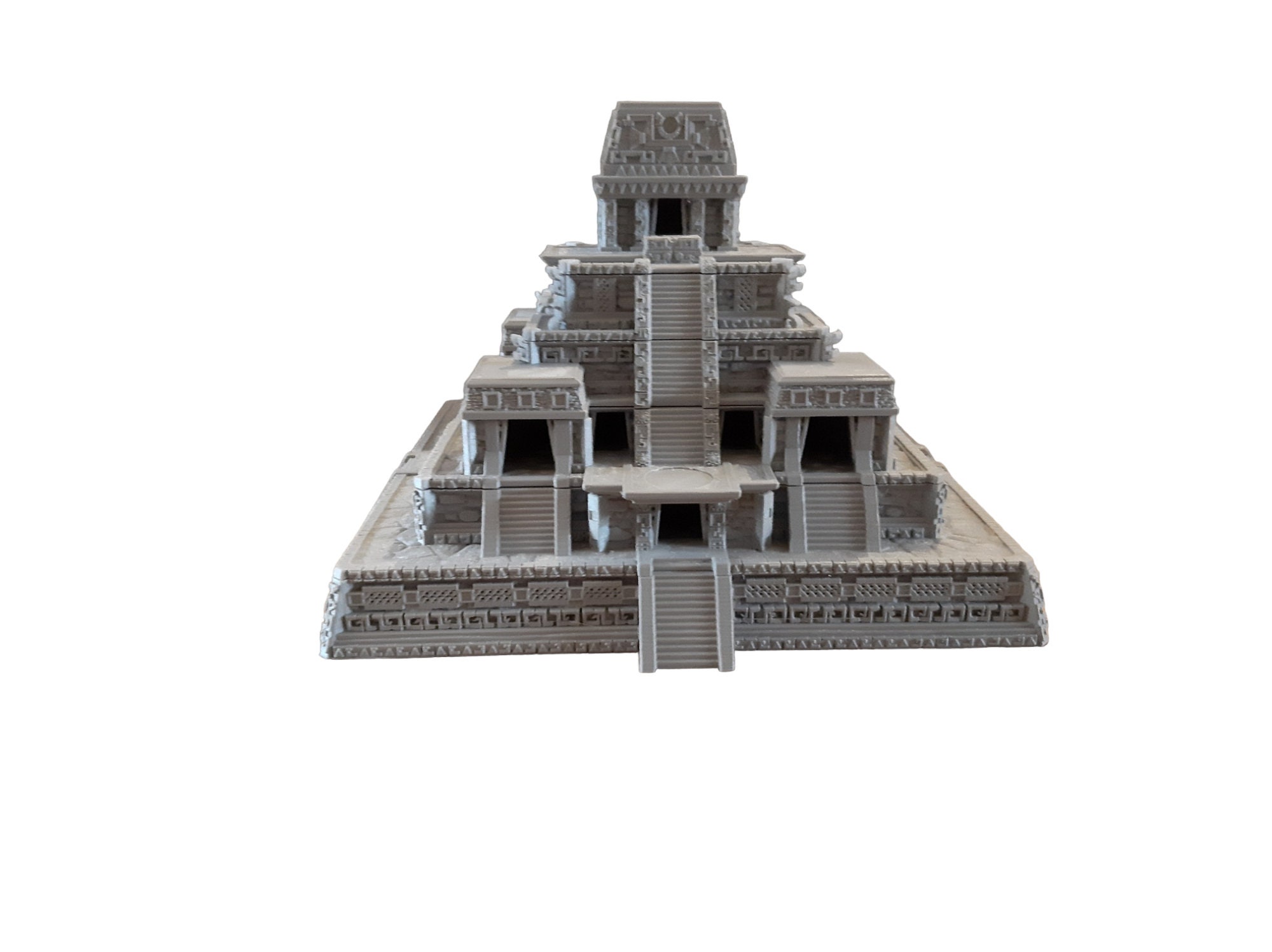 Jungle Ruins Large Temple Tabletop Terrain, Wargaming 10mm - Etsy