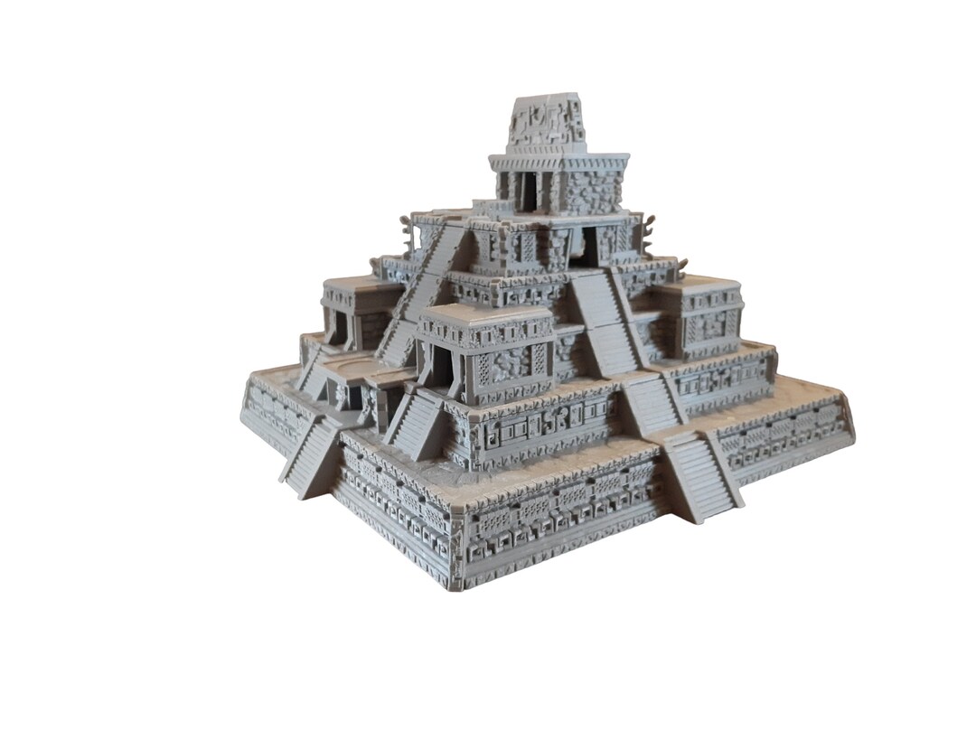Jungle Ruins Large Temple Tabletop Terrain, Wargaming 10mm - Etsy