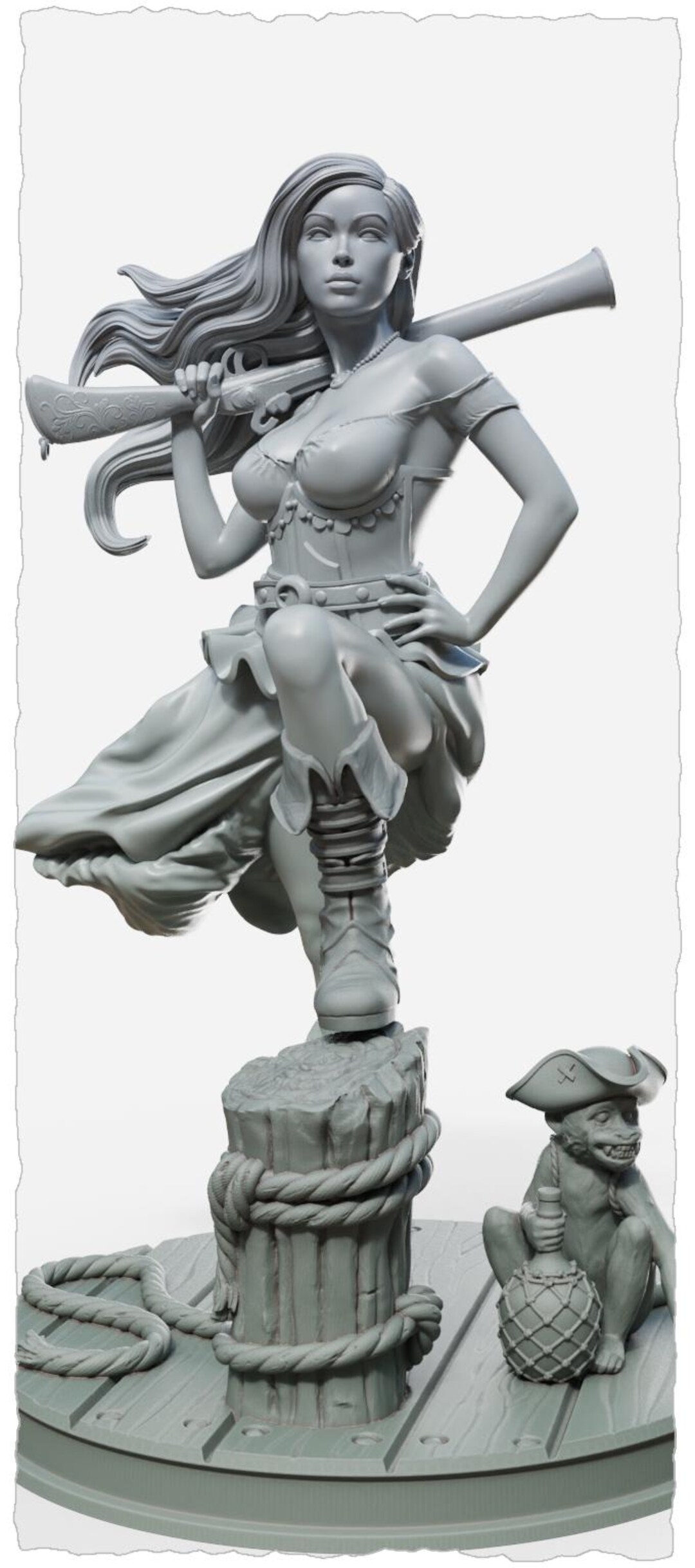 Pirate Marina Shotgun Miniature - Etsy