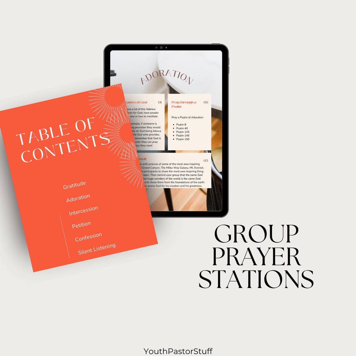 Interactive Group Prayer Stations; a Guide for Youth and Small Group ...