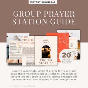 Interactive Group Prayer Stations; a Guide for Youth and Small Group ...