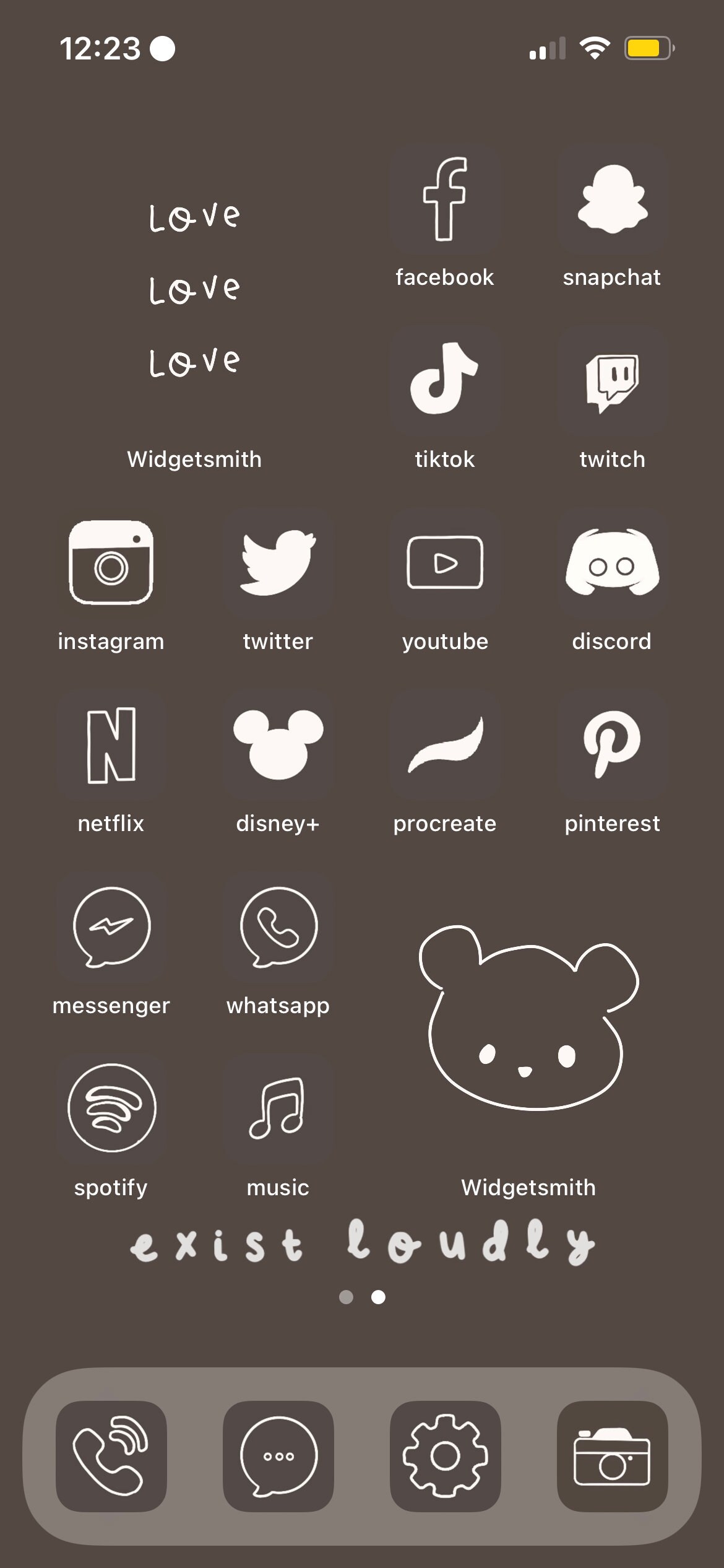 Monochrome Wallpaper & Icon Bundle! - Etsy