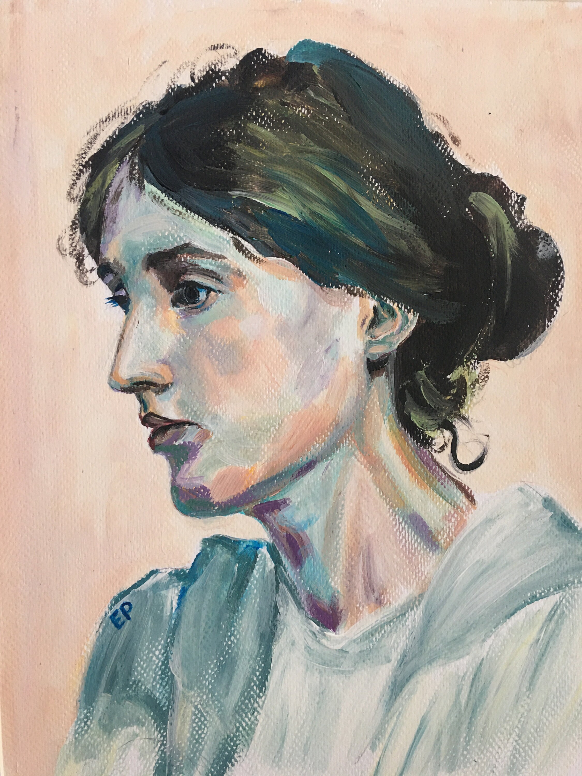 Virginia Woolf Fine Art Print en múltiples tamaños de original portrait ...