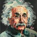Albert Einstein A5 Print From Original Artwork - Etsy