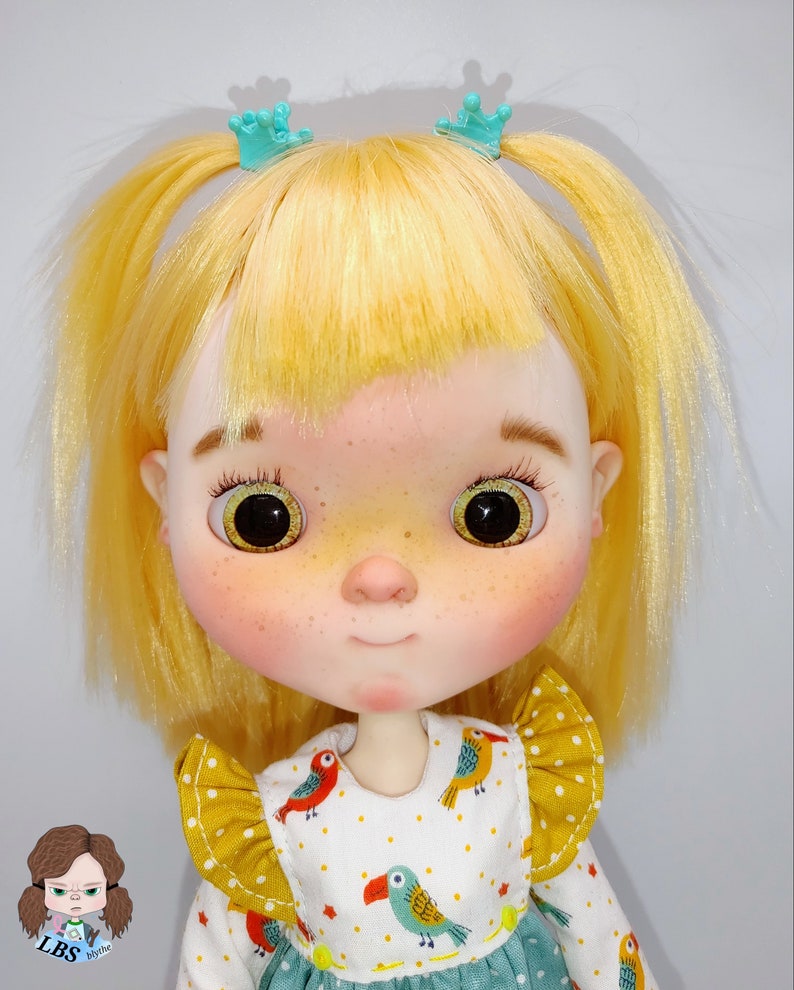 Blythe Custom Doll Blythe Ooak Blythe Happy Blythe Putty Blythe For Adoption Big Eyes