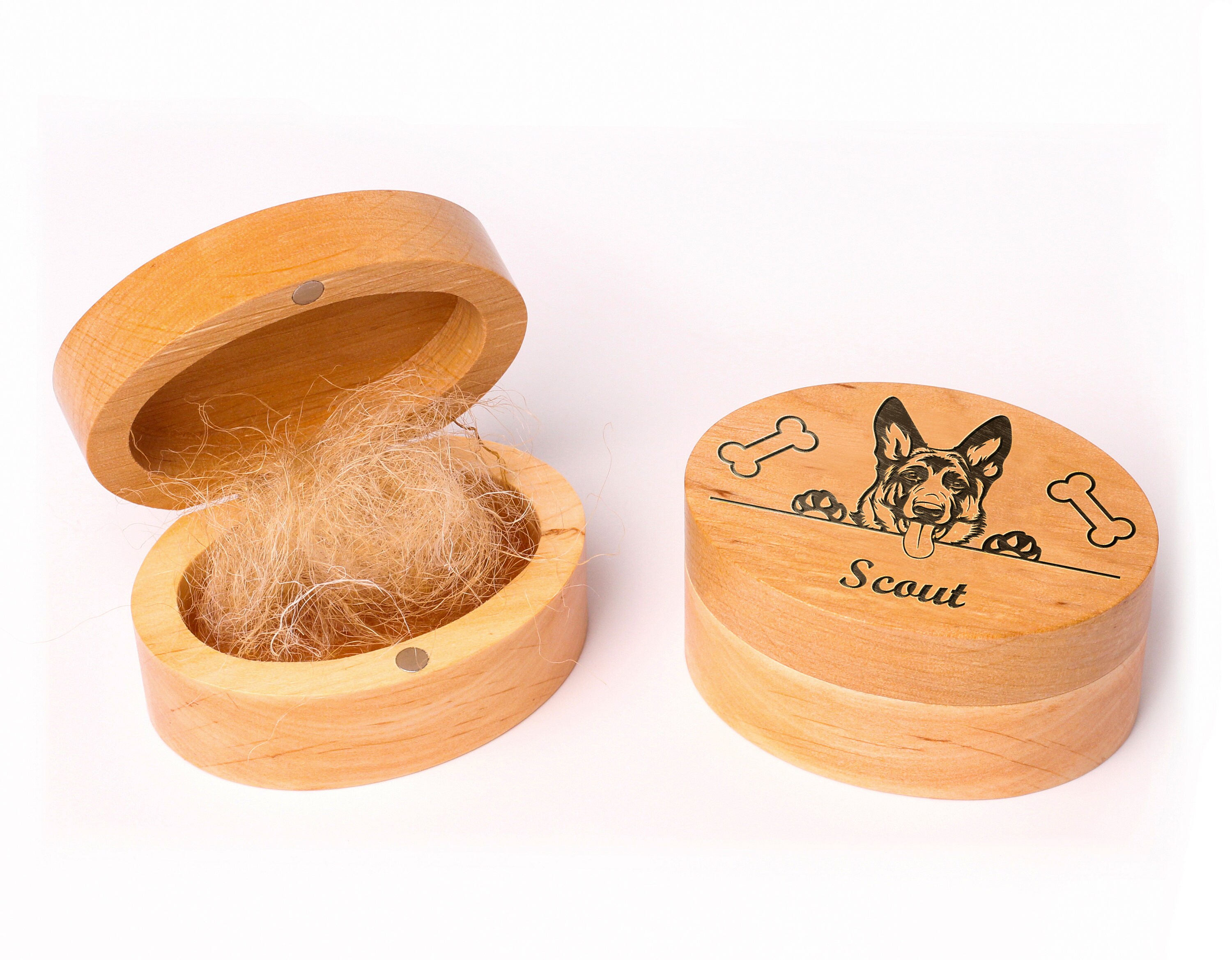 Chinchilla small wooden box Pet fur keepsake box Pet parent | Etsy