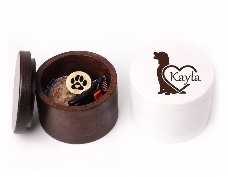 Wooden Keepsake Box Dog Remembrance Gift Dog Name Sign - Etsy