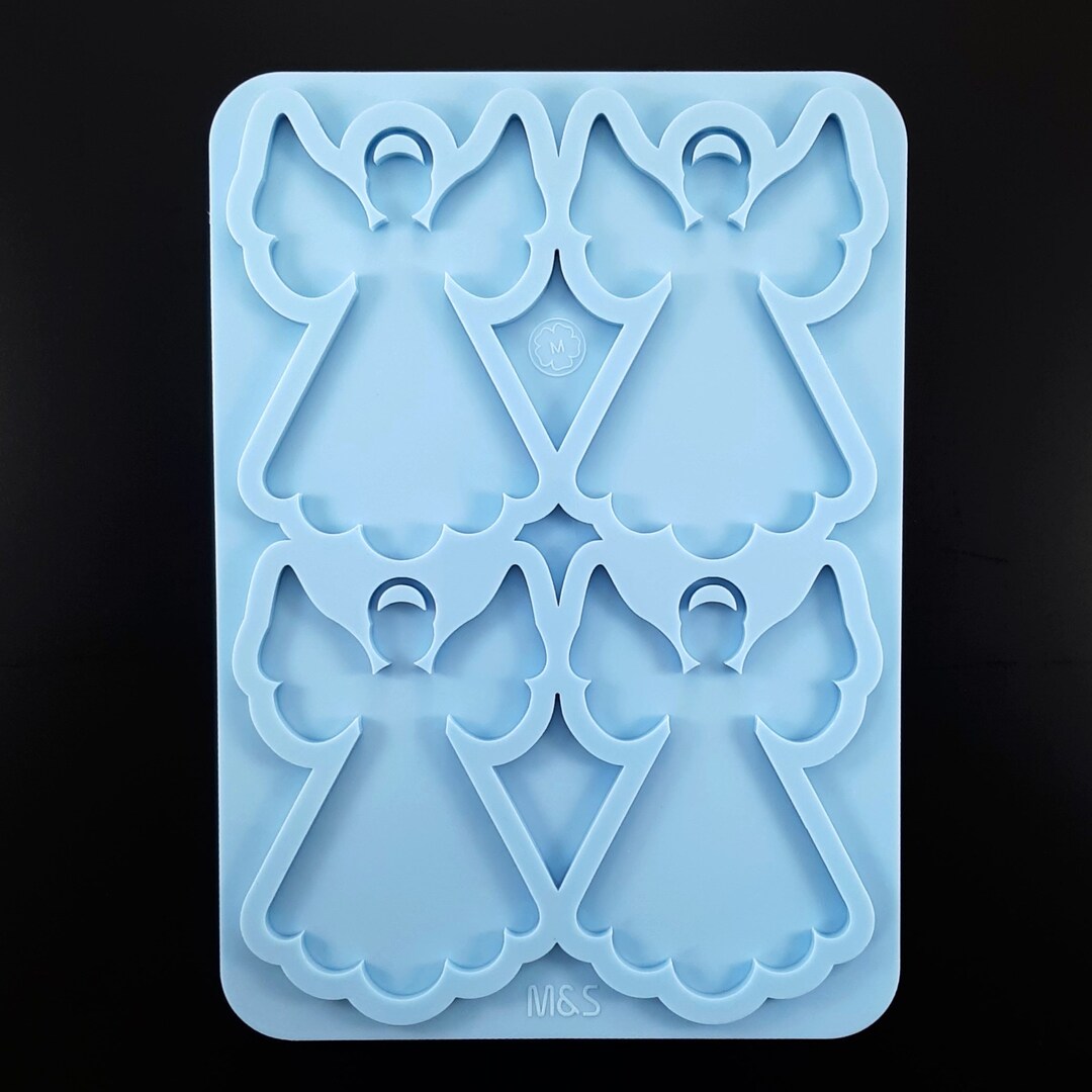 Silicone Christmas Angels Mold - 4x (medium) - Etsy