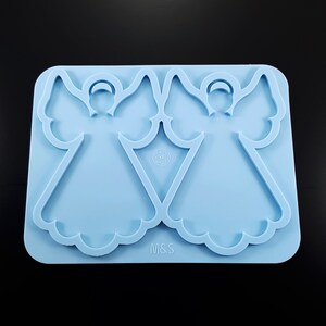 Silicone Christmas Angels Mold - 2x (large) - Etsy