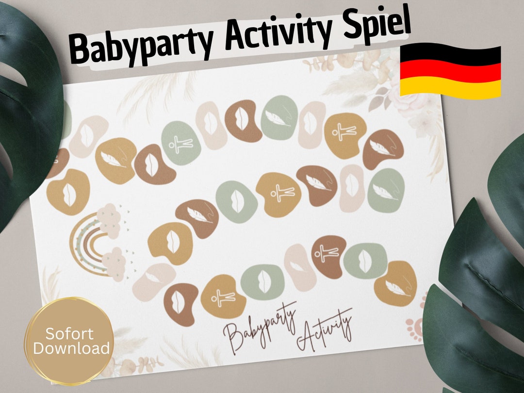Baby Shower Game Charades 200 Tasks Explain Characters Pantomime Baby ...