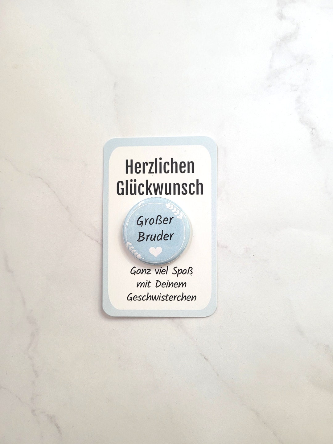 Big Brother Gift 2024 Button Without Needle Sibling Gift Big Brother ...