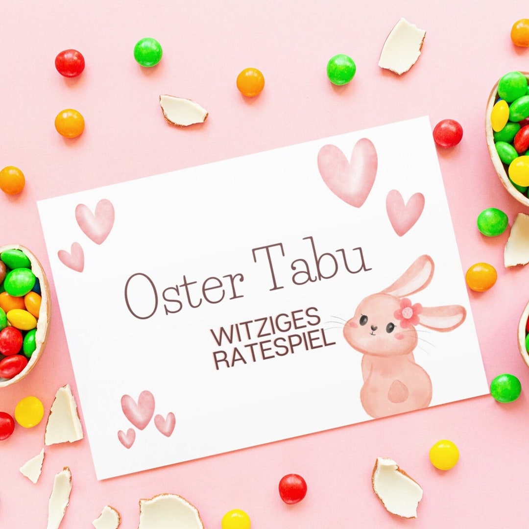 Easter Taboo Game Idea Easter Game Idea Taboo Easter Game Easter Print ...