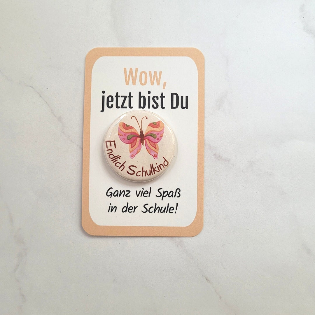 Gift Idea School Start 2024 Finally School Child Button Without Needle ...