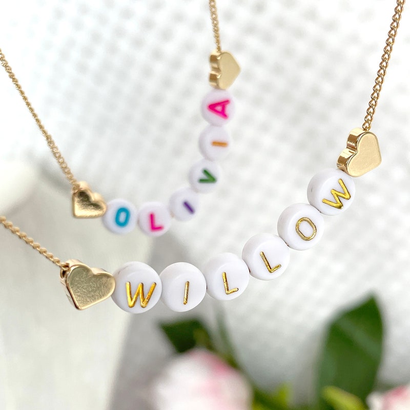 Girls Name Necklace - Etsy