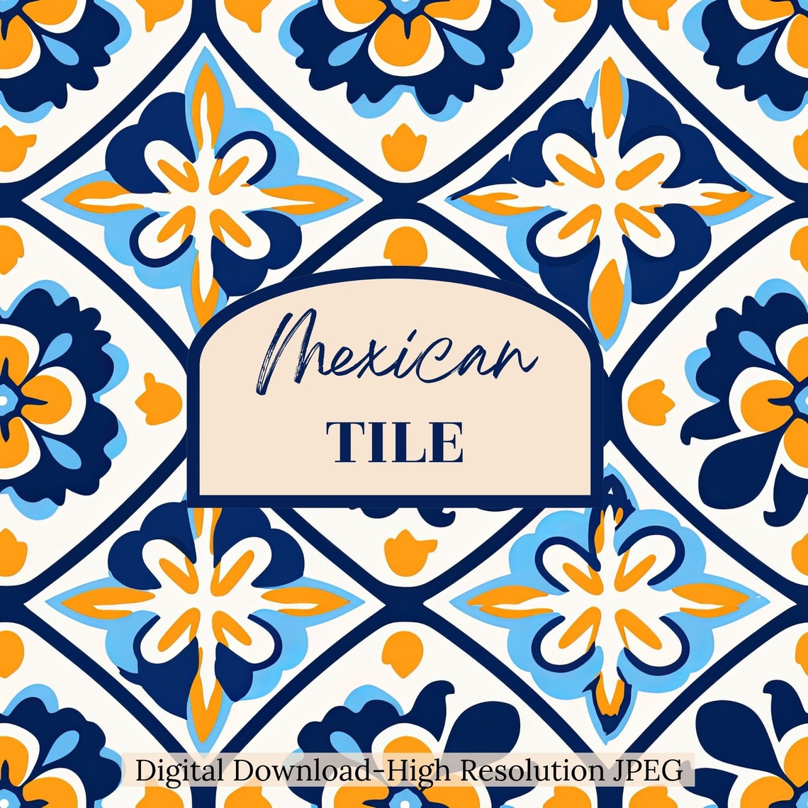 Mexican Tile Digital Paper Seamless Pattern Mexicanpattern - Etsy