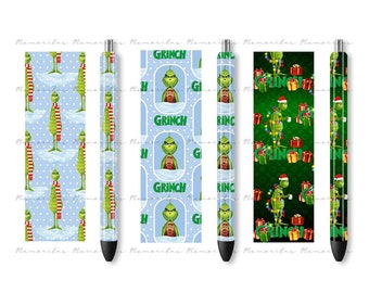 Grinch Pen Wrap | Etsy