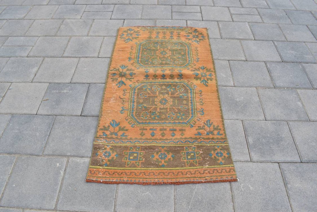 2x4 SMALL AREA Rug,2x4 Rug,2x4 Vintage Rug,2x4 Turkish Rug,2x4 Wool Rug ...