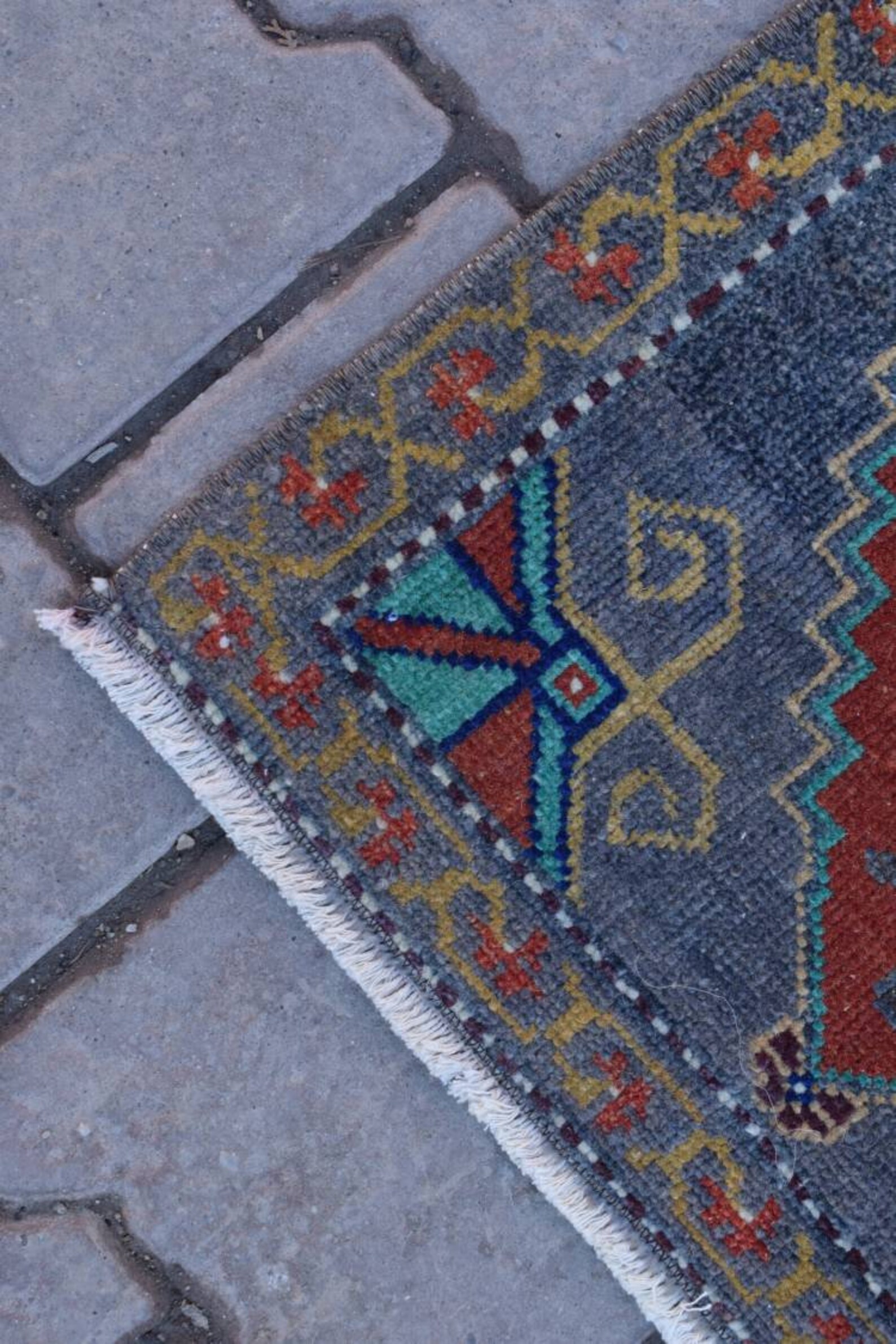 1x3 SMALL SIZE Rug1x3 Turkish Bath Rug1x3 Vintage Rugmuted - Etsy