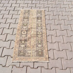 1x4 RUNNER Rug,vintage Runner Rug,1x4 Turkish Runner Rug,turkey Pastel ...