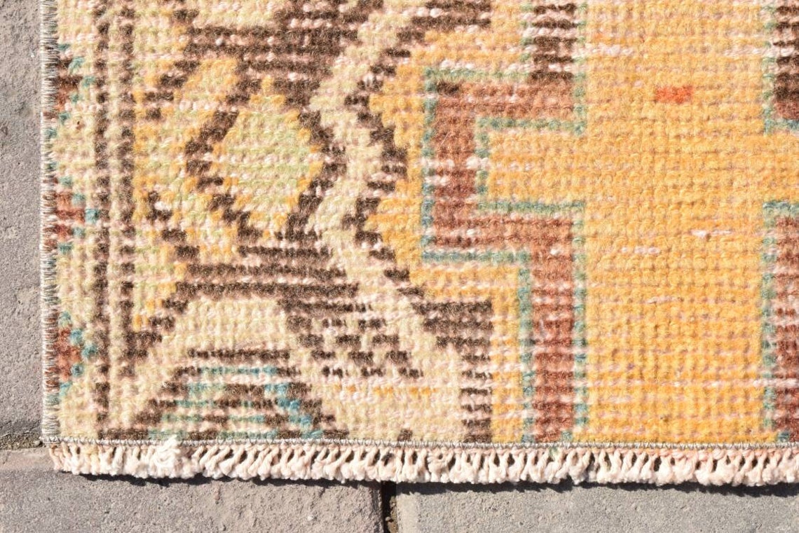 MINI SMALL Rugwool Rug 1x2 Vintage Rugturkey Small - Etsy