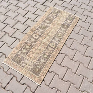1x4 RUNNER Rug,vintage Runner Rug,1x4 Turkish Runner Rug,turkey Pastel ...