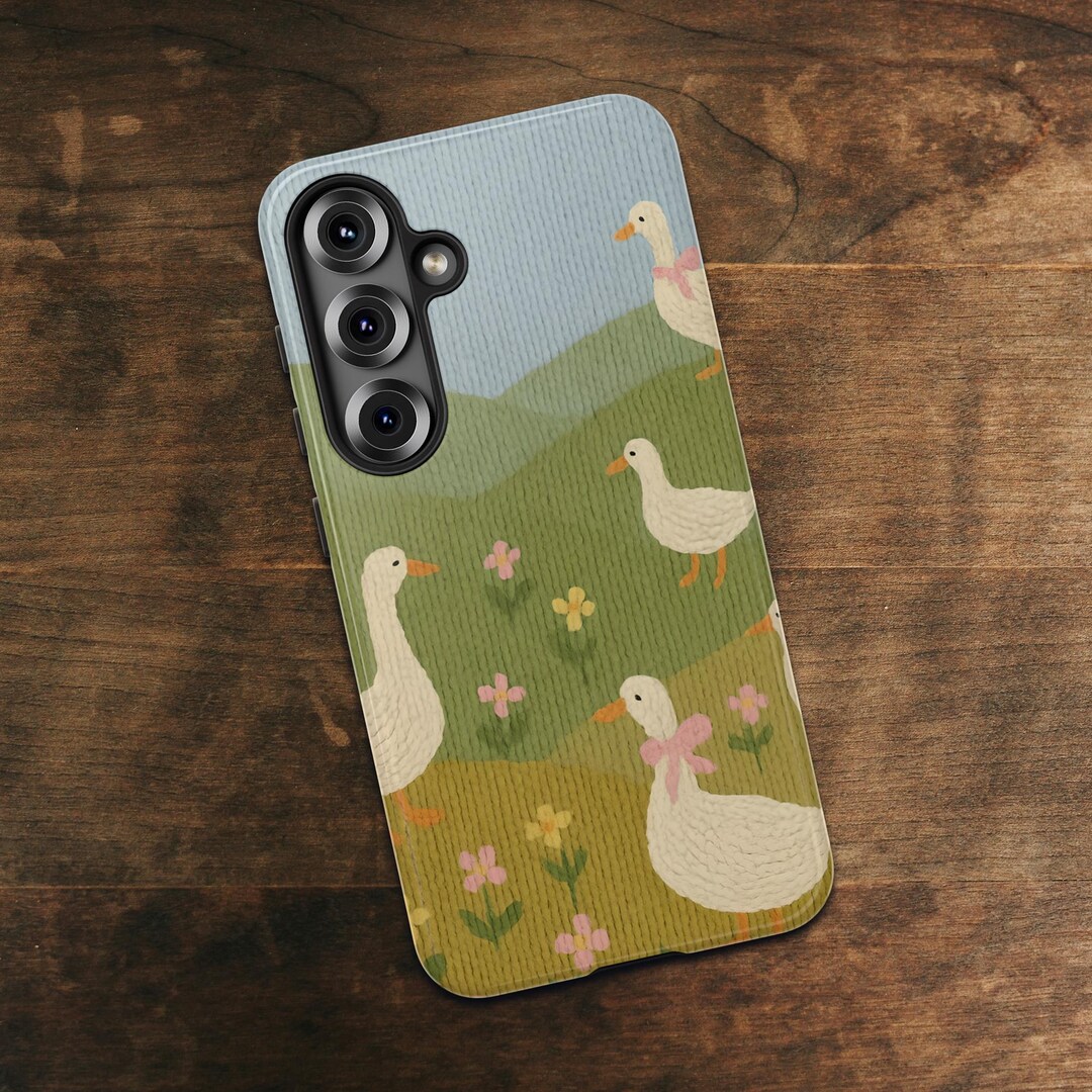 Cottagecore Goose Phone Case: Floral Duck Design, Google Pixel ...