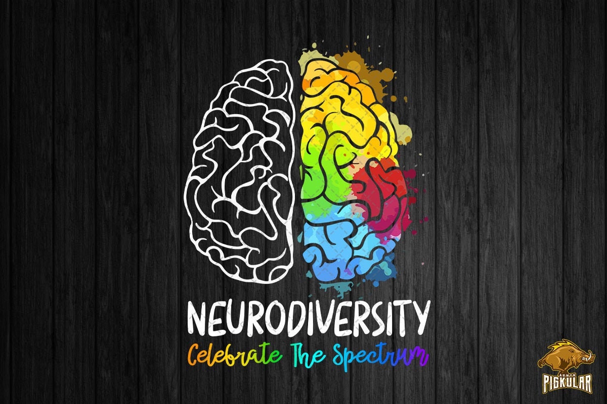 Neurodiversität Feiern Sie das Spektrum PNG Autismus | Etsy