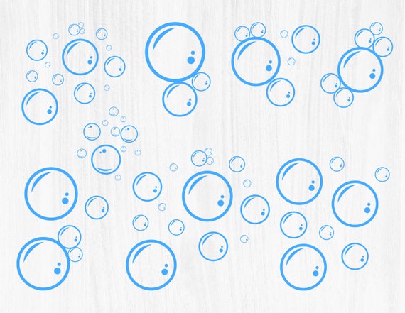 BUBBLES SVG Bundle Bubble Vector cut files for Cricut - Etsy France