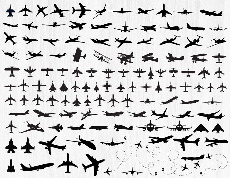 AIRPLANE SVG Bundle Airplane Svg Cut Files for Cricut - Etsy