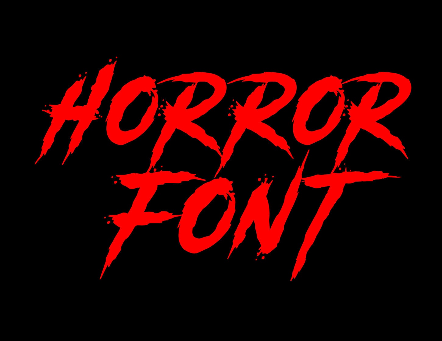 Horror Font SVG Ttf Horror Alphabet Svg Horror Svg Instant - Etsy Canada