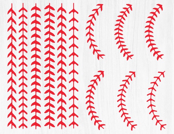 Softball Laces Vector