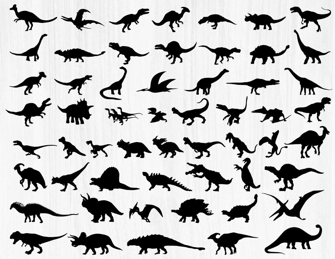 DINOSAUR SVG Bundle DINOSAUR Clipart Dinosaur Svg Cut File - Etsy