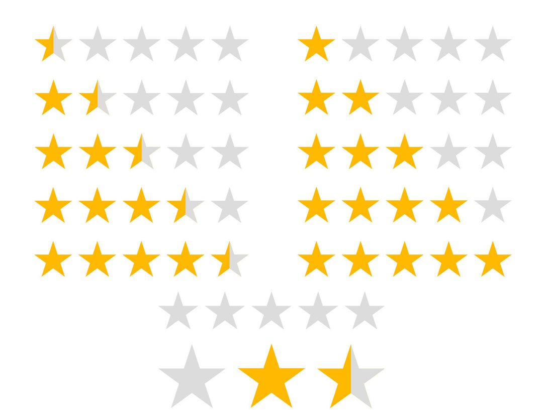 REVIEW STARS SVG, Review Star for Cricut, Star Outline for Cricut, Star ...
