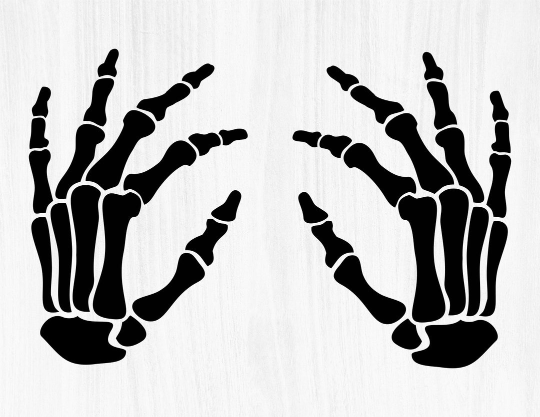 SKELETON HANDS SVG, Skeleton Svg, Cut Files for Cricut, Halloween Party ...