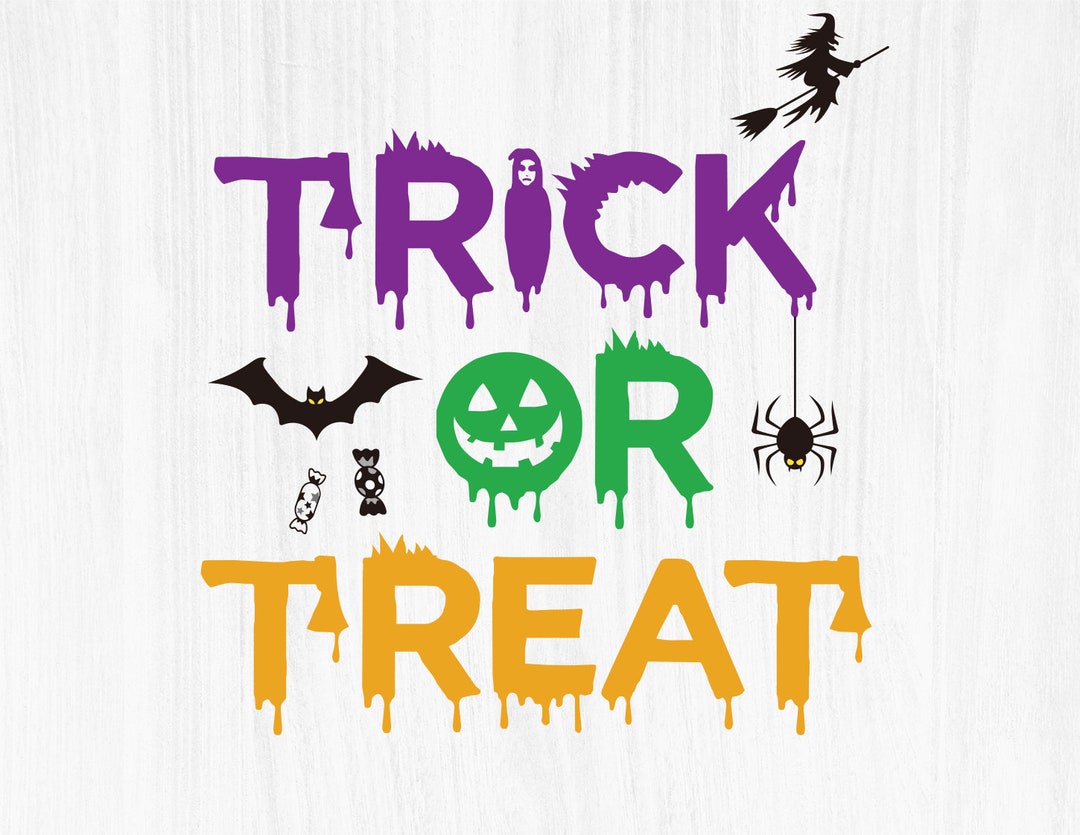 TRICK or TREAT SVG, Halloween Clipart Svg, Halloween Svg, Halloween ...