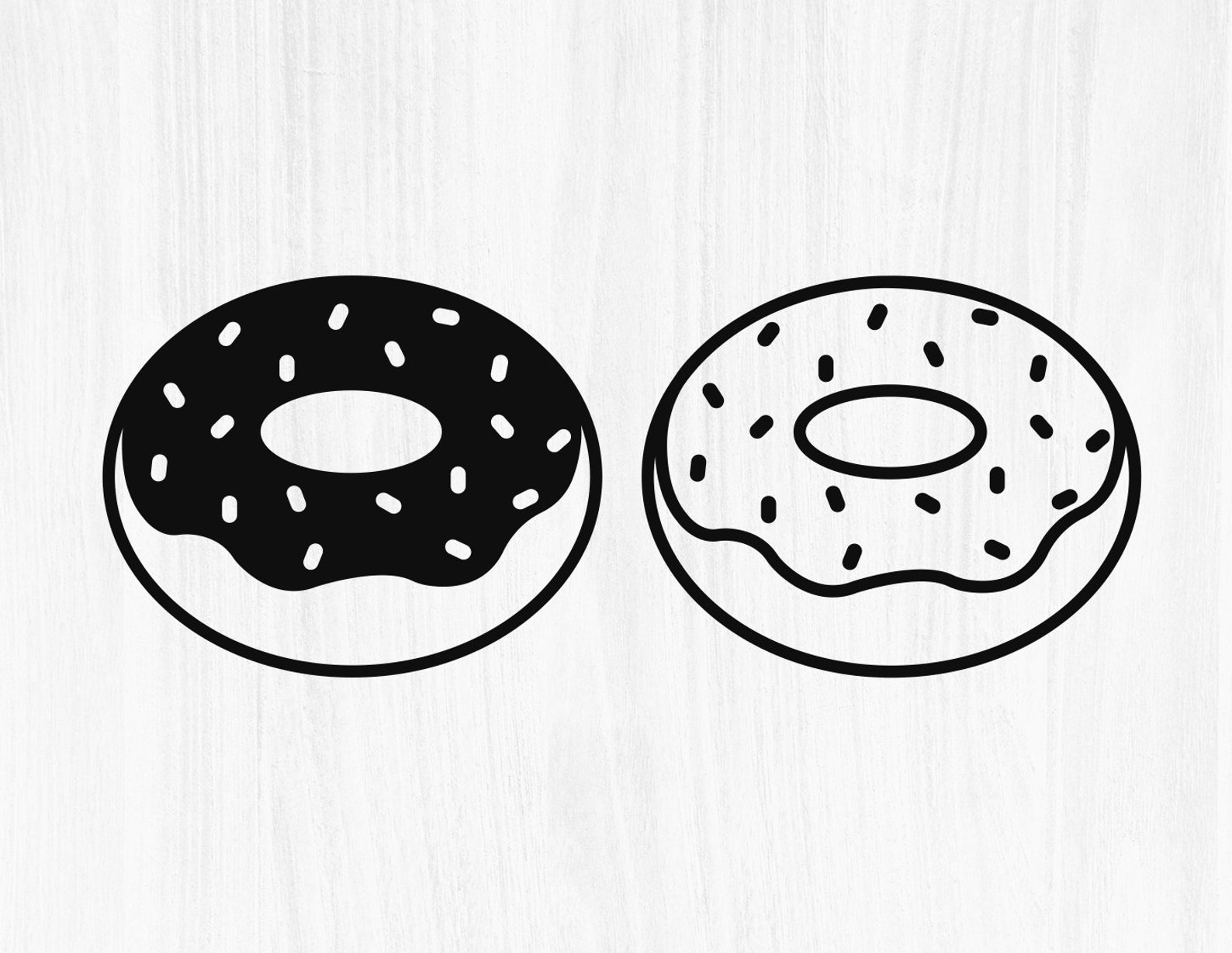DONUT SVG Donuts Svg Donut Clipart Donut Vector Donuts Cut - Etsy