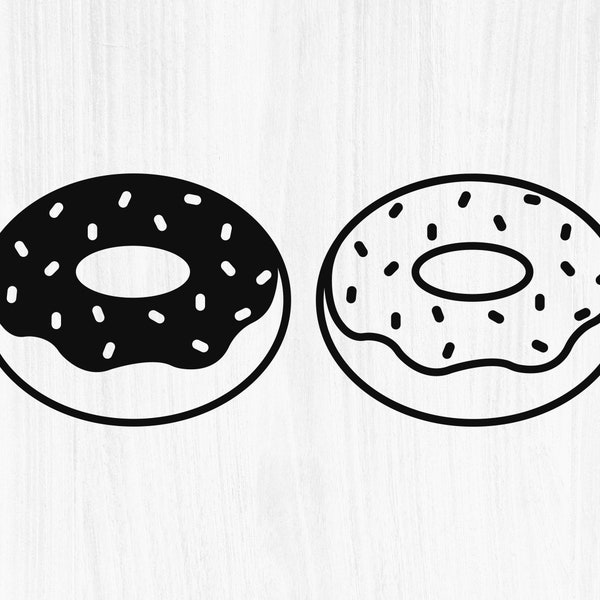 Donut Svg - Etsy