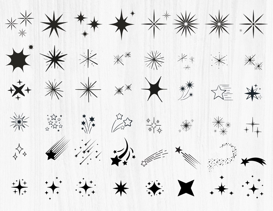 SPARKLE SVG, Stars SPARKLE Svg, Sparkle Svg Cut Files for Cricut ...