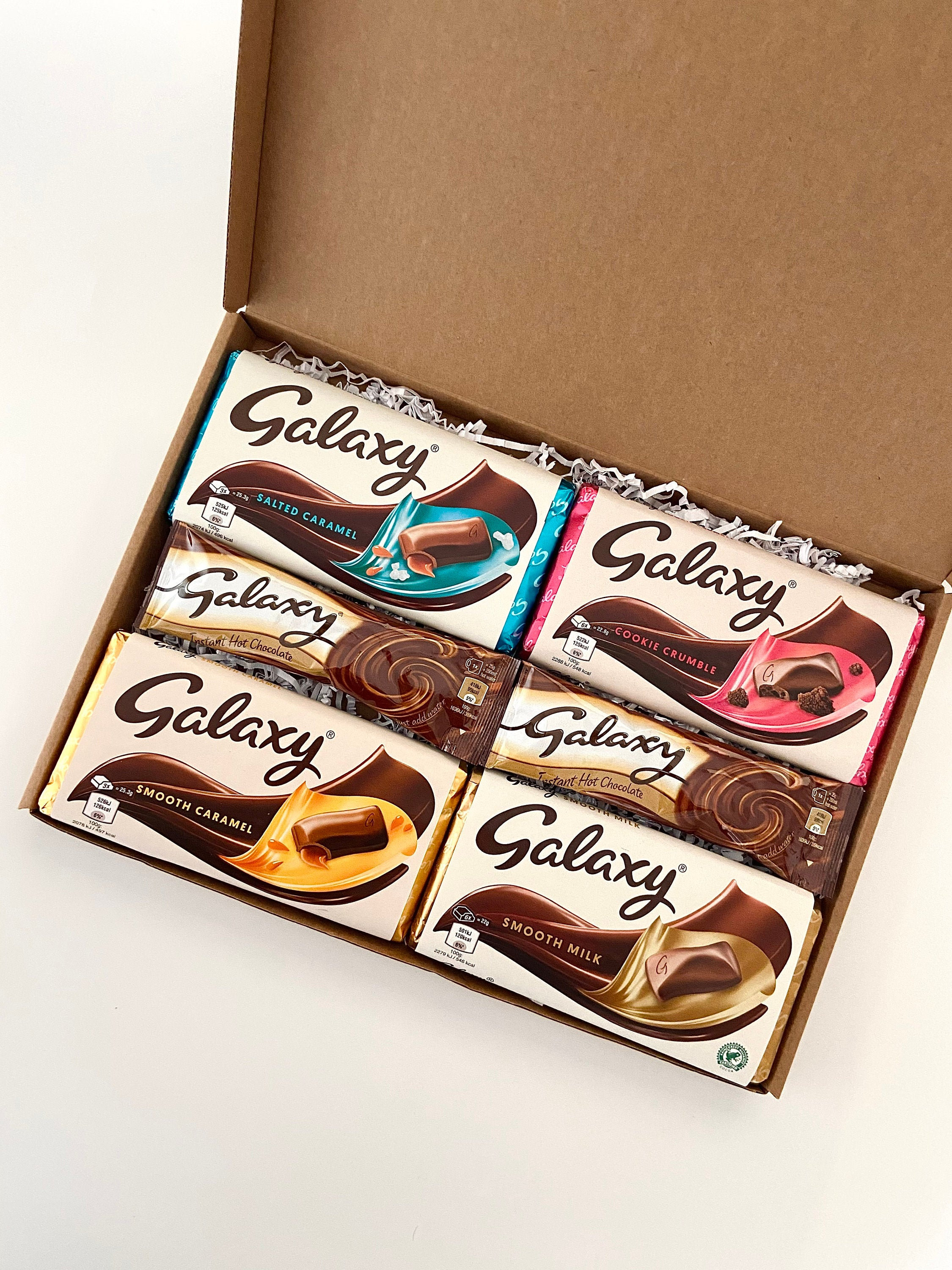 Galaxy Chocolate Gift Box Birthday Gift Thank you | Etsy