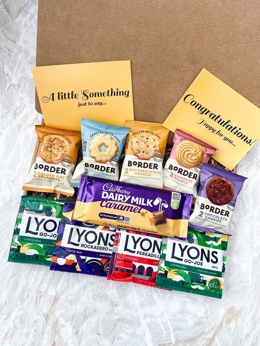 Lyons Coffee & Biscuits Gift Hamper Box for Coffee Lover With Coffee ...