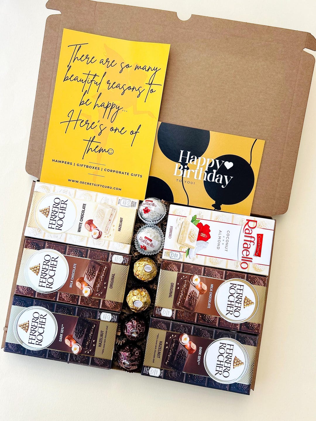 Ferrero Rocher Chocolate Gift Box for Ferrero Lovers, Birthday Gift ...