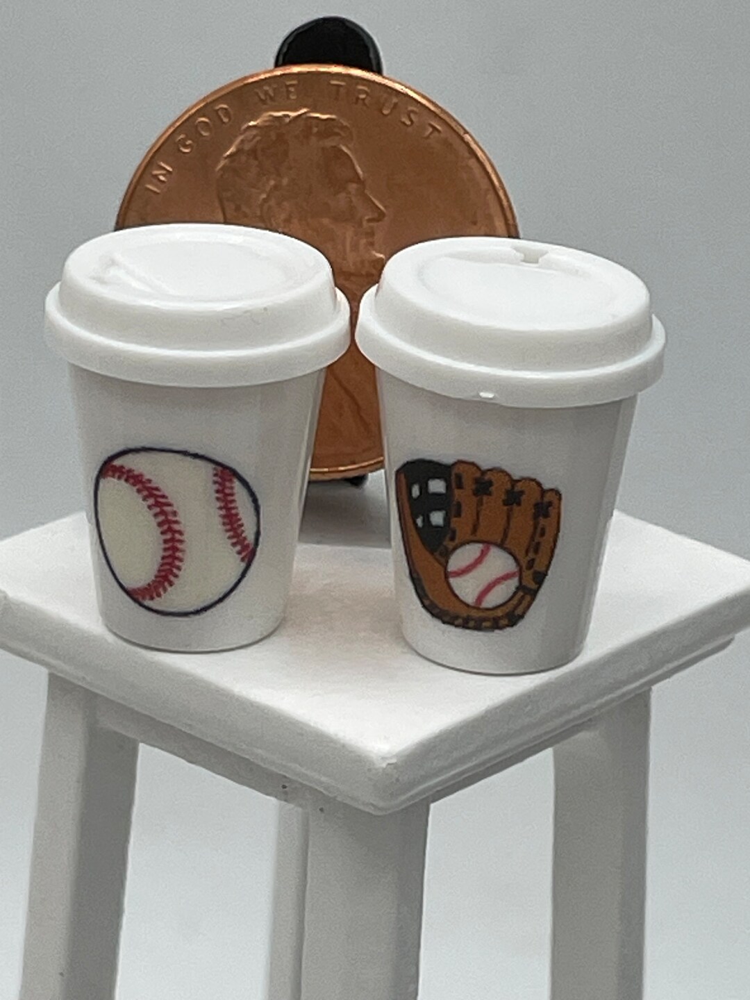Miniature Take Out Cups~mini Baseball - Etsy