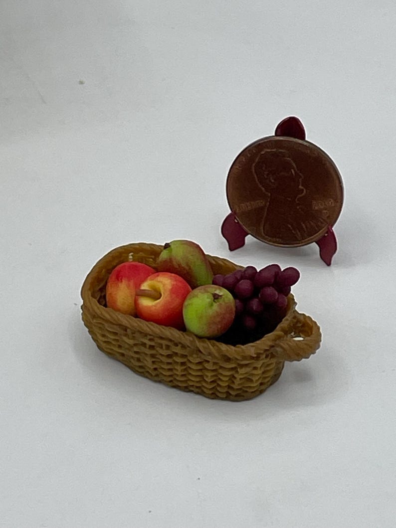 Miniature Produce Baskets~miniature Fruit and Vegetable Trays - Etsy