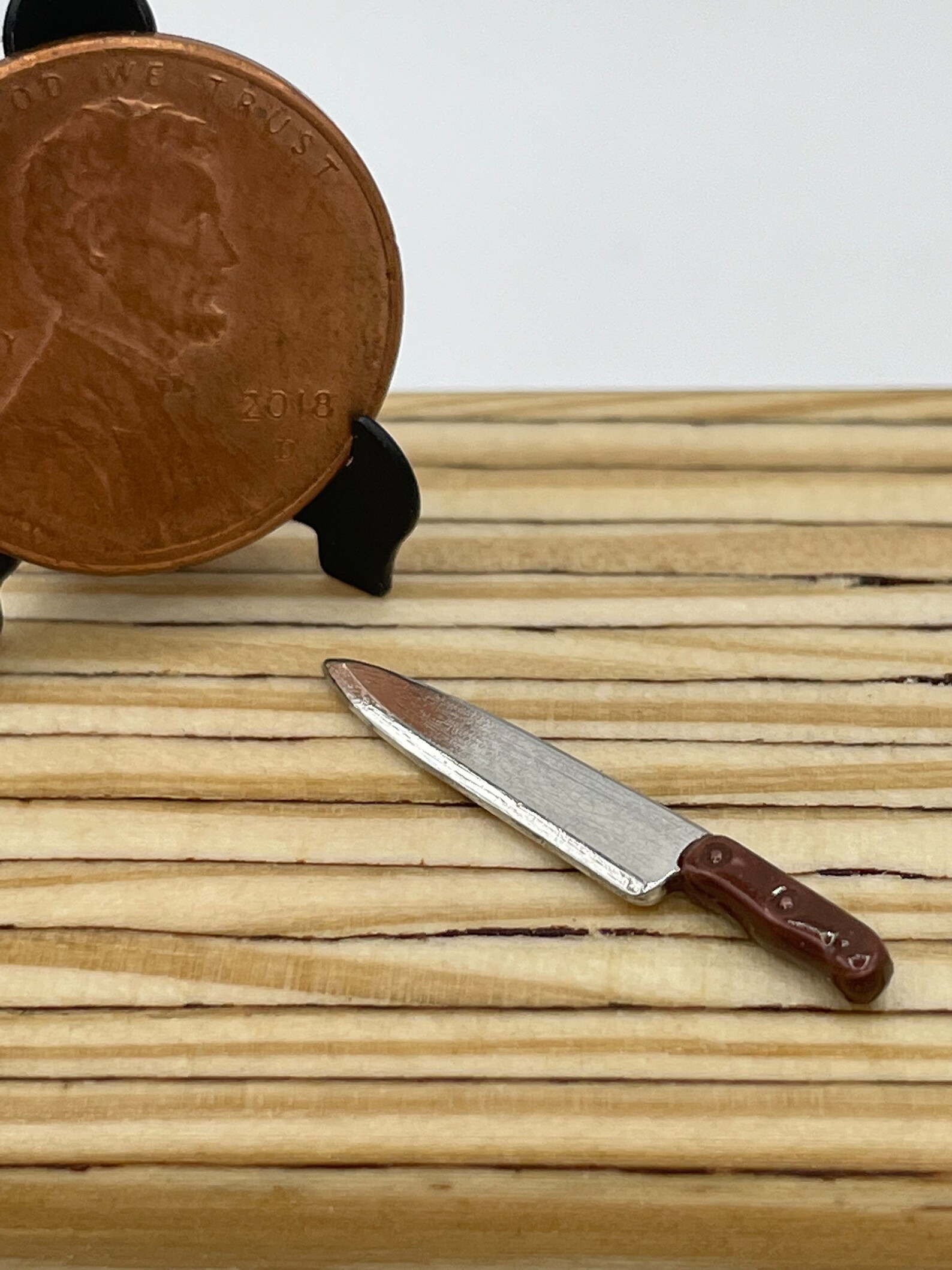 Miniature Kitchen Utensils in Glass Jar With Wooden Cutting Board~mini ...